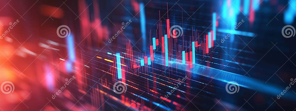 Dynamic Stock Market Data Visualization with Colorful Candlestick ...
