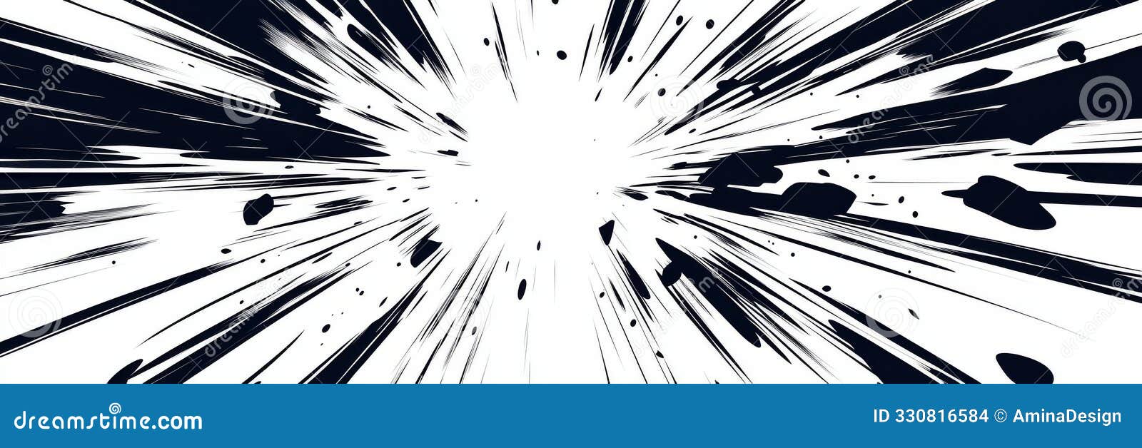 A Dynamic and Striking Explosion Effect in Manga and Comic Style ...