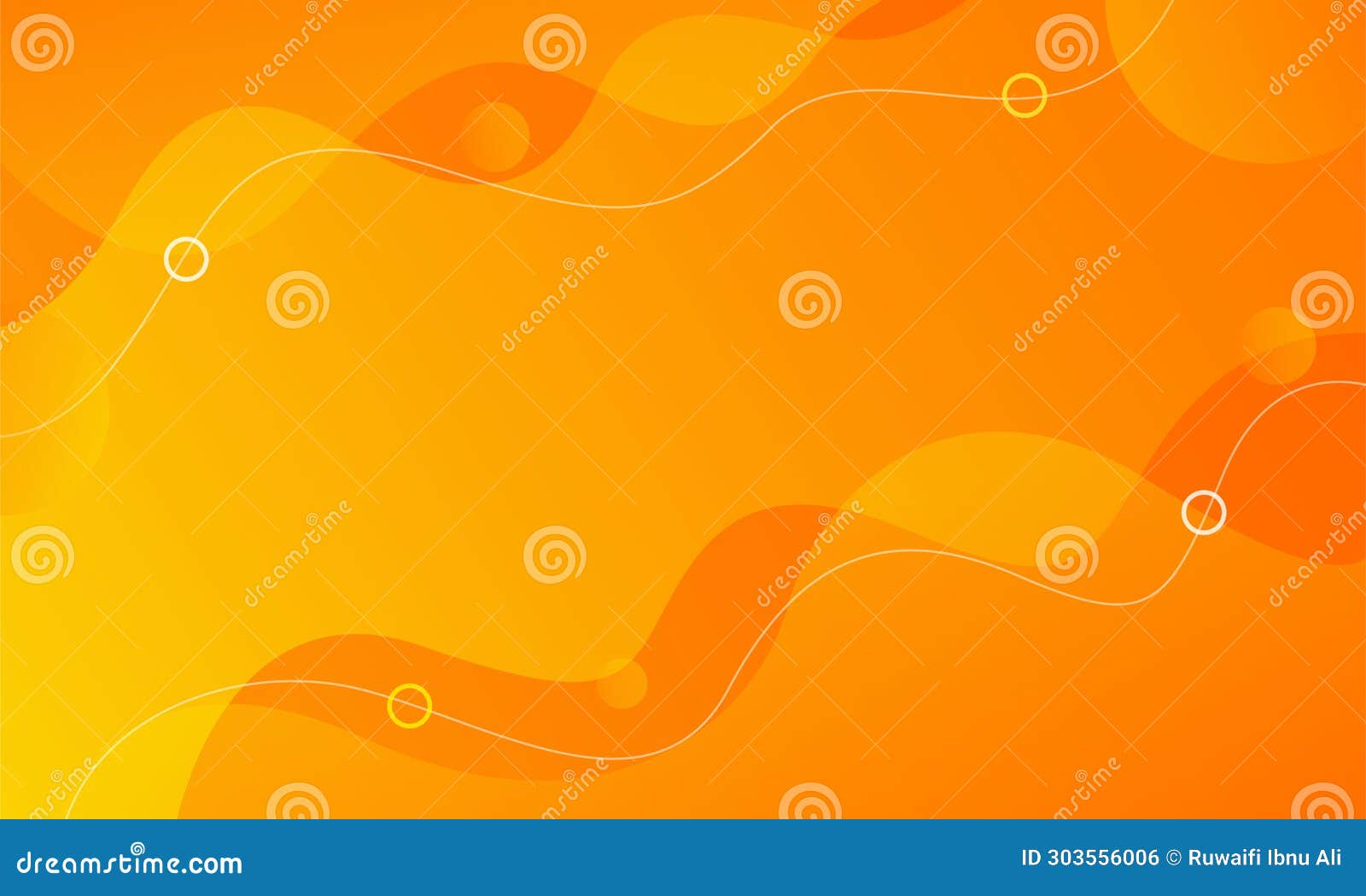 Dynamic Style Banner Abstract Background Design. Orange Element with ...