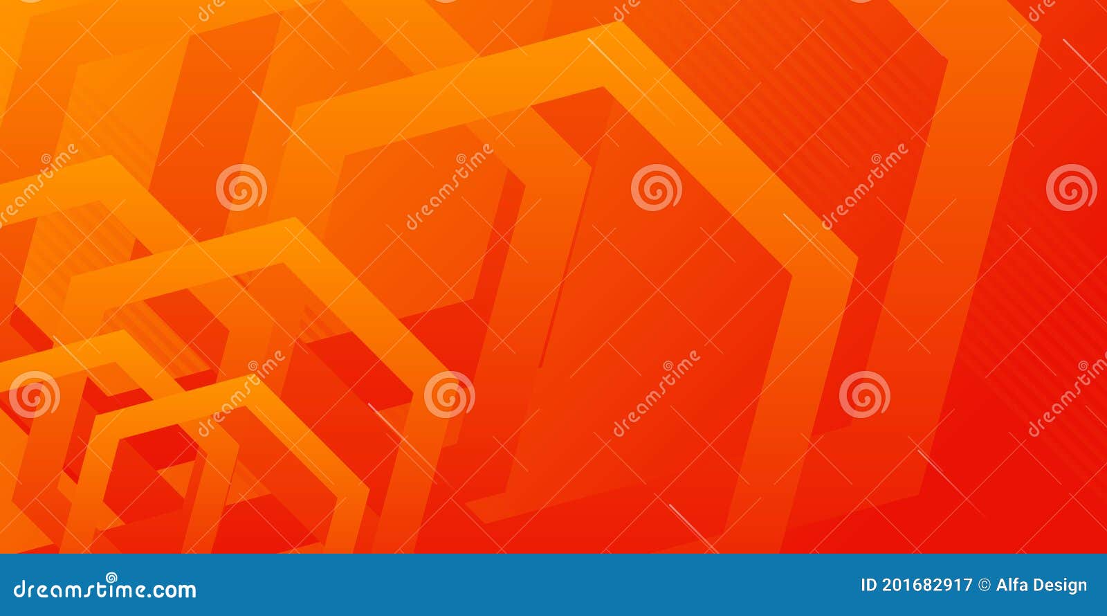 Dynamic Style Banner Design from Fruit Concept. Orange Elements with ...
