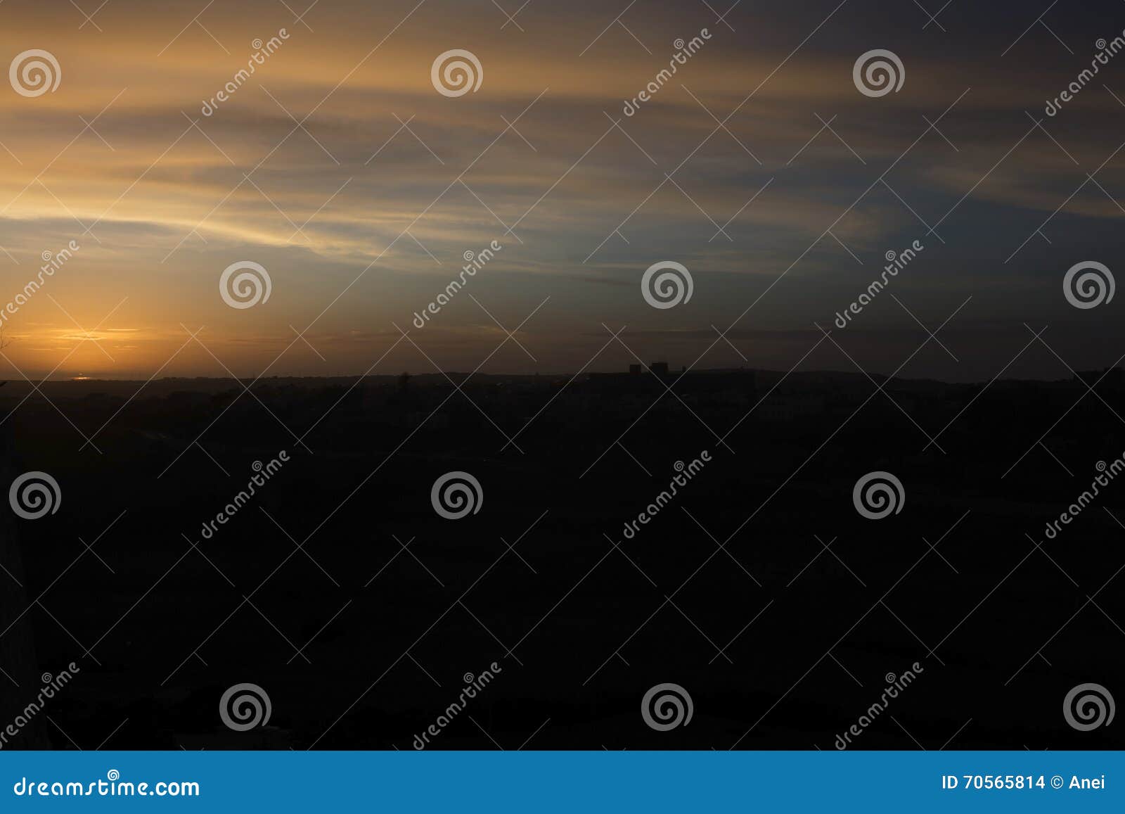 Dynamic Sunset Sky at Mdina, Malta Stock Photo - Image of finish, late ...