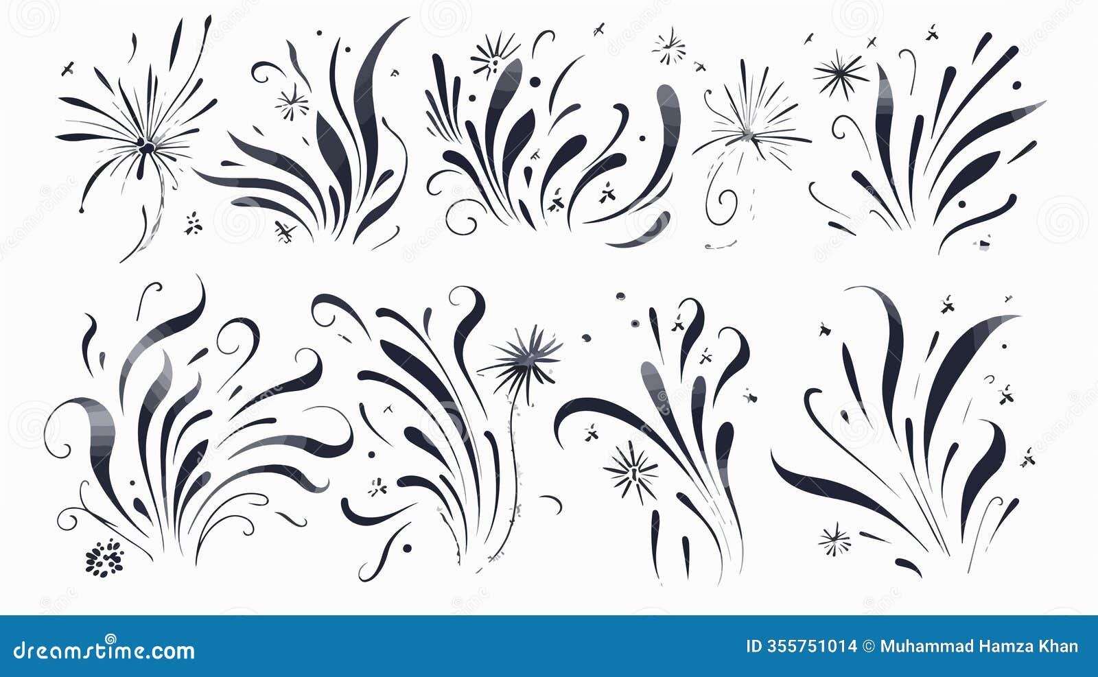 Dynamic Swoosh Line Vector for Creative Design Projects Stock Vector ...