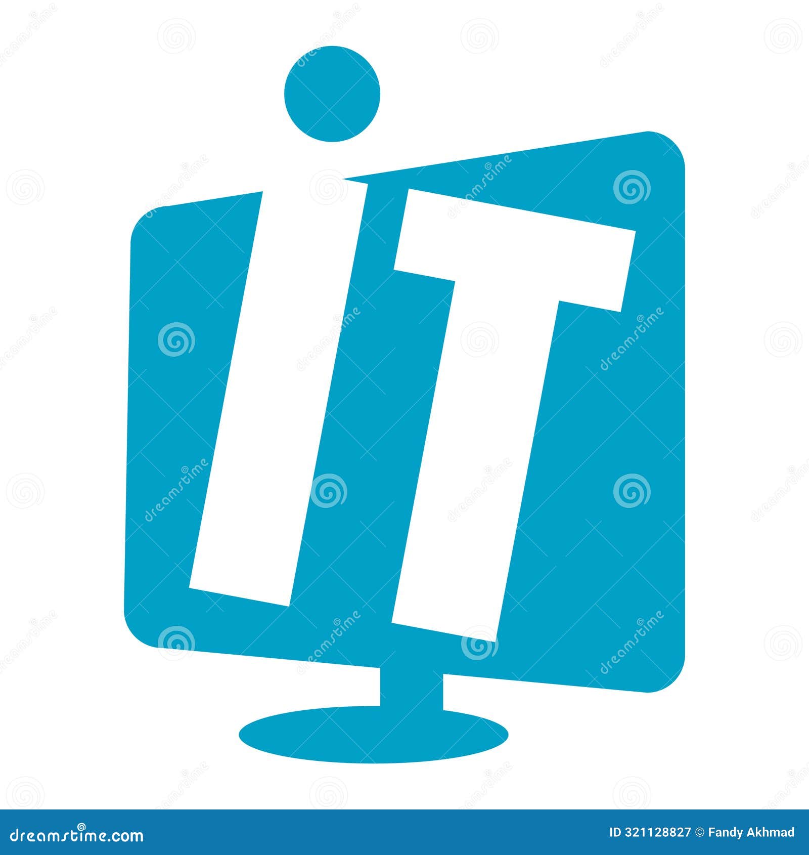 Dynamic it Tech Letter Logo Design Stock Vector - Illustration of ...