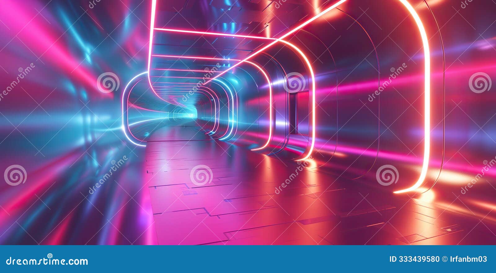 Dynamic Techno Spectrum Creating a Vibrant Atmosphere in an Ultra ...