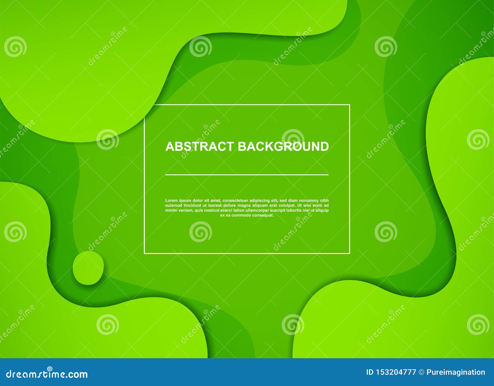 Dynamic Textured Background with Green Color Stock Vector ...