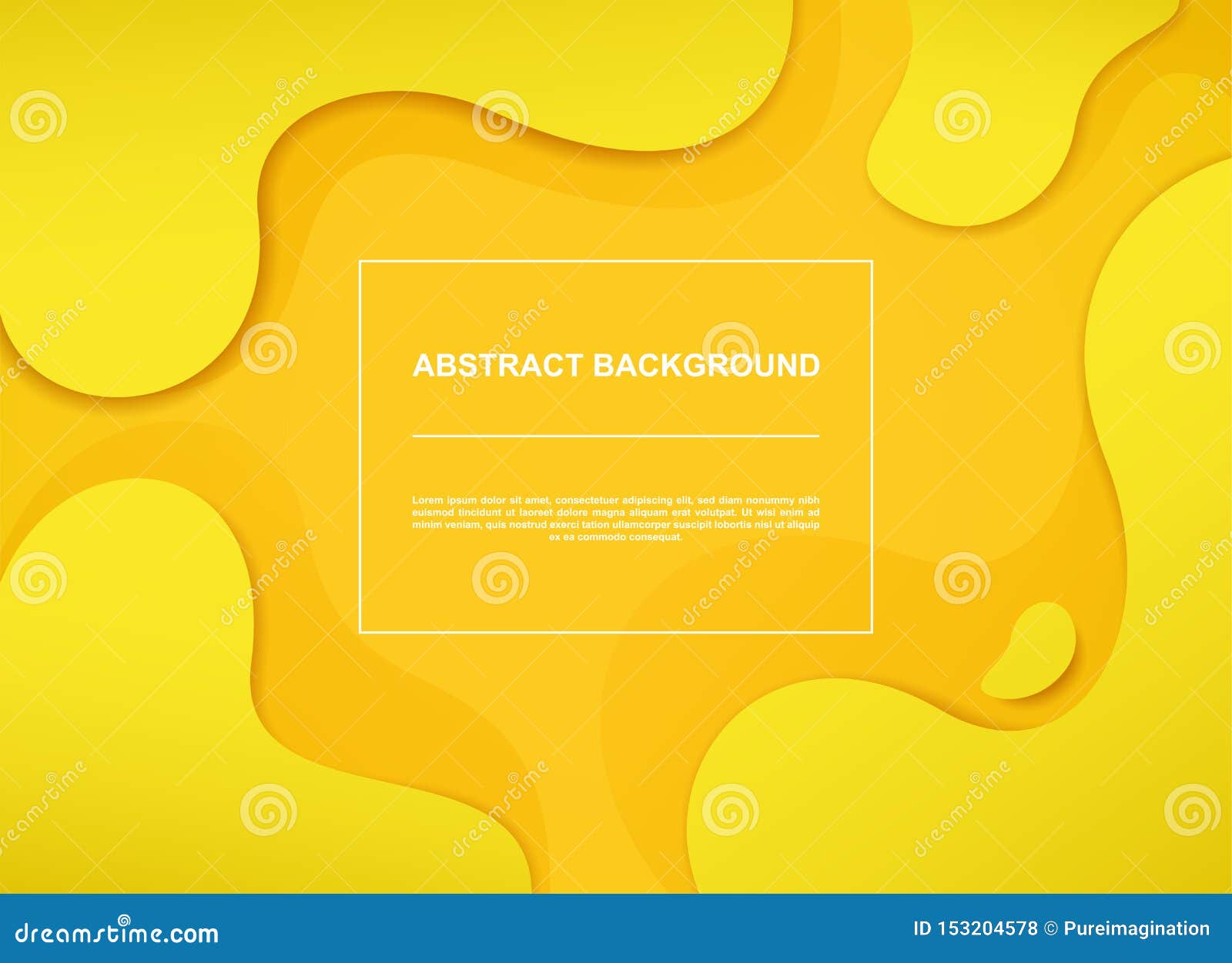 Dynamic Textured Background with Yellow Color Stock Vector ...