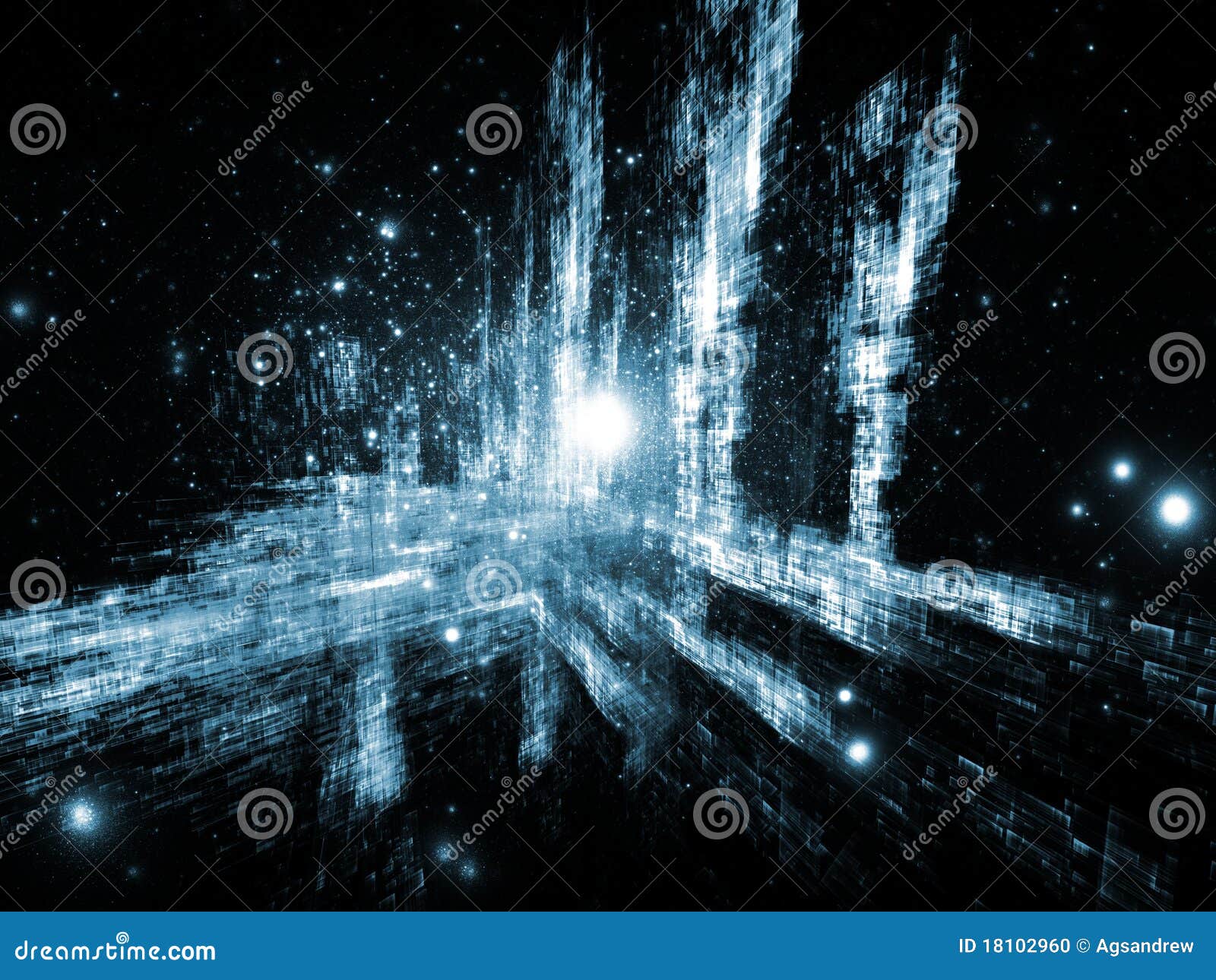 Dynamic Three Dimensional Abstract Stock Photo - Image of transition ...