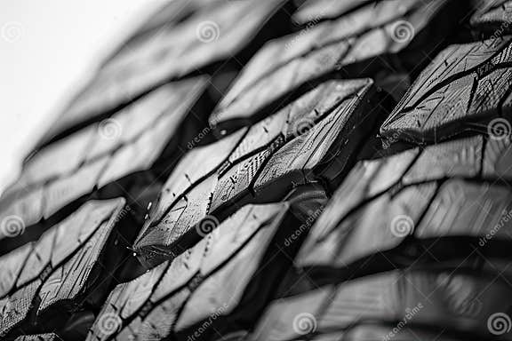 Dynamic Tire Tread Pattern in Bold Black Lines for Formula 1 Racing ...