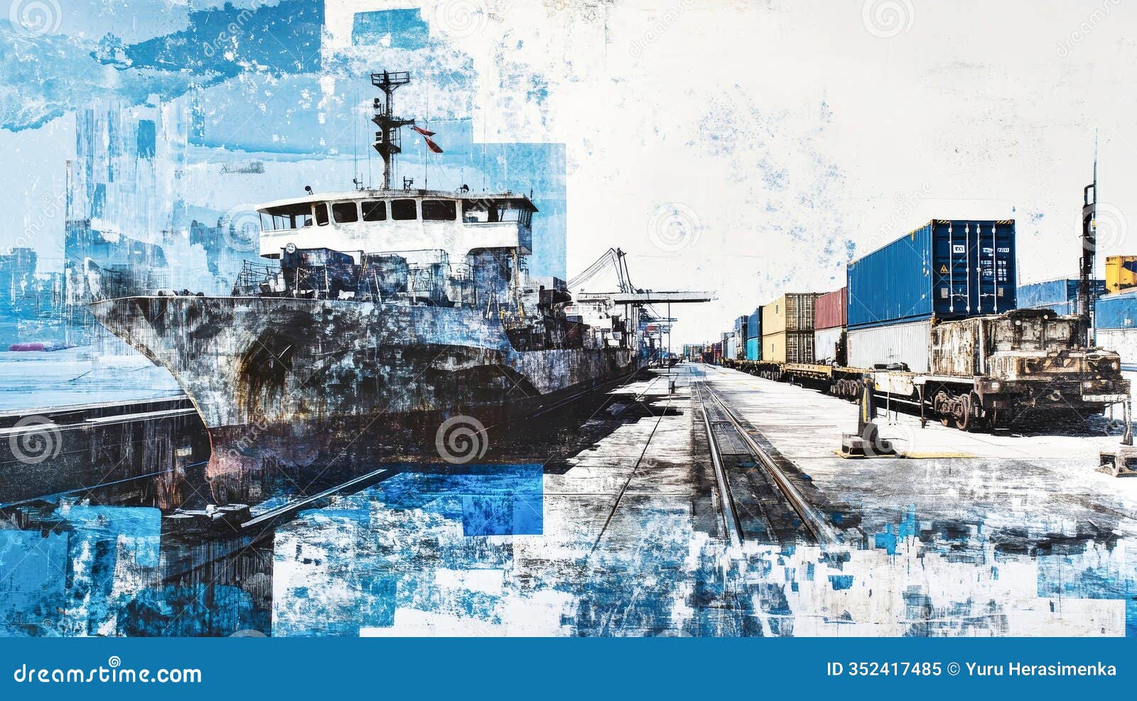 Dynamic Transport Collage Showcasing Global Shipping Methods and ...