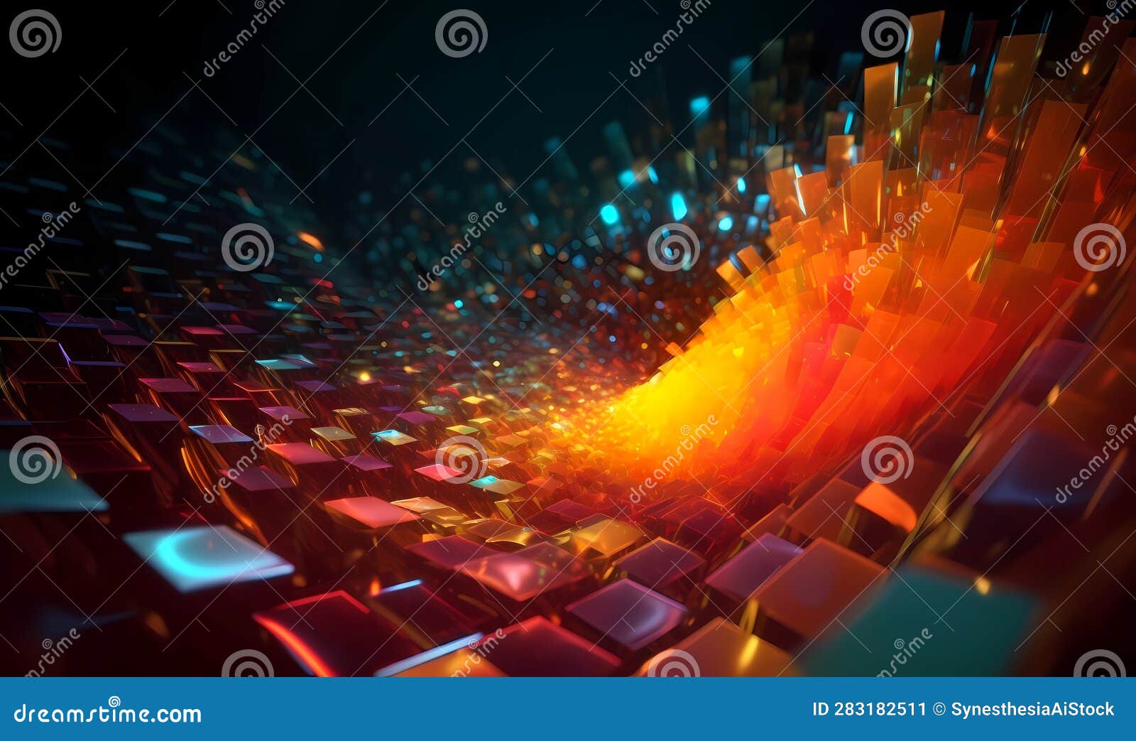 Dynamic Trendy Background. Copy Space Visual Backgrounds of Three ...