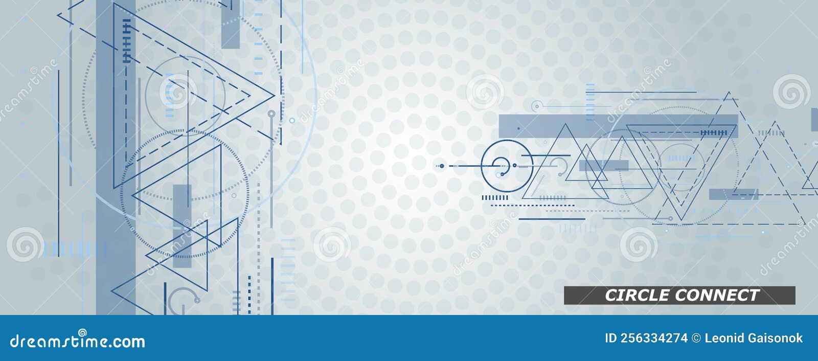 Dynamic Triangles Background. Vector Composition with Abstract Elements ...