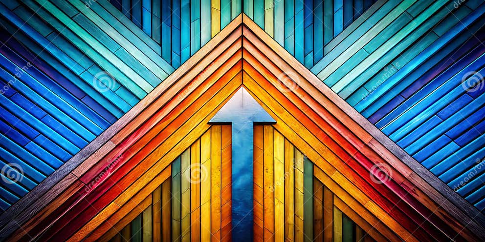 Dynamic Upward Arrow Design Applying the Rule of Thirds for Visually ...