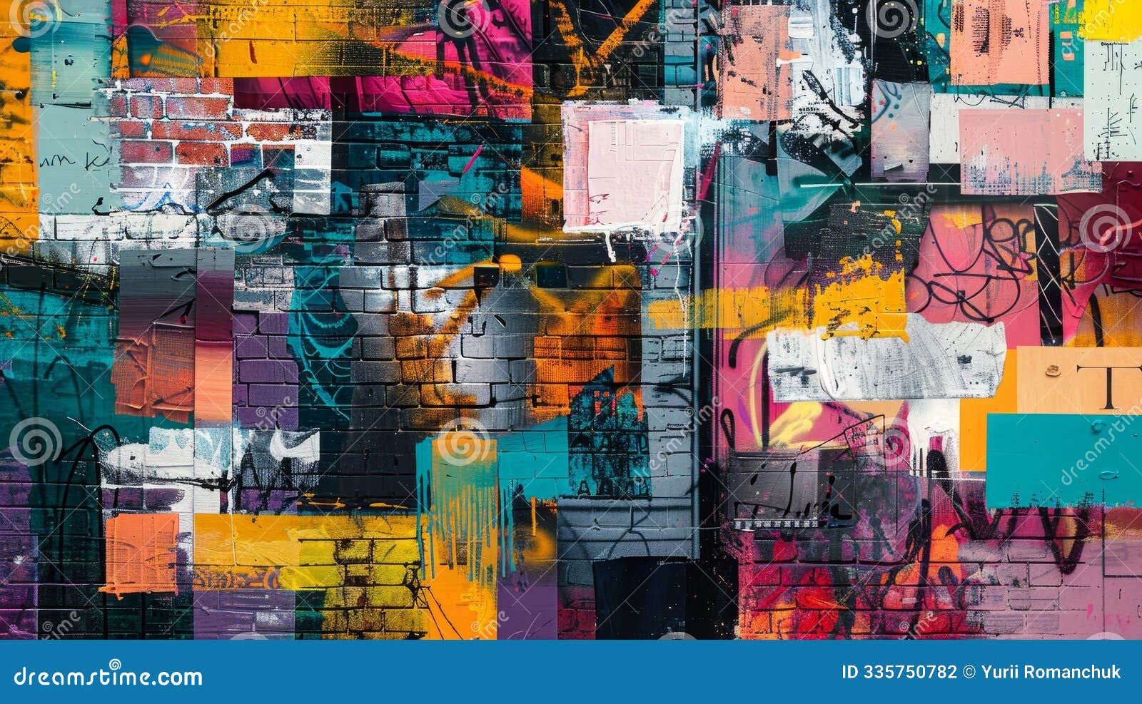 Urban Collage Cartoon Vector | CartoonDealer.com #14622261