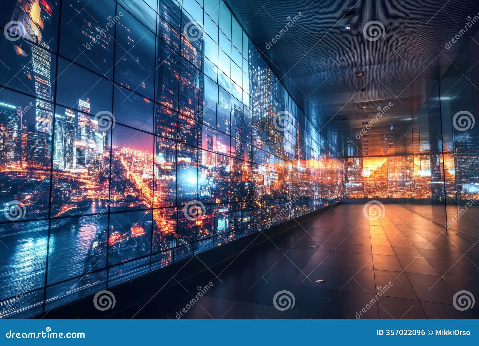 Dynamic Urban Video Wall Featuring a Wide Range of Captivating Content ...