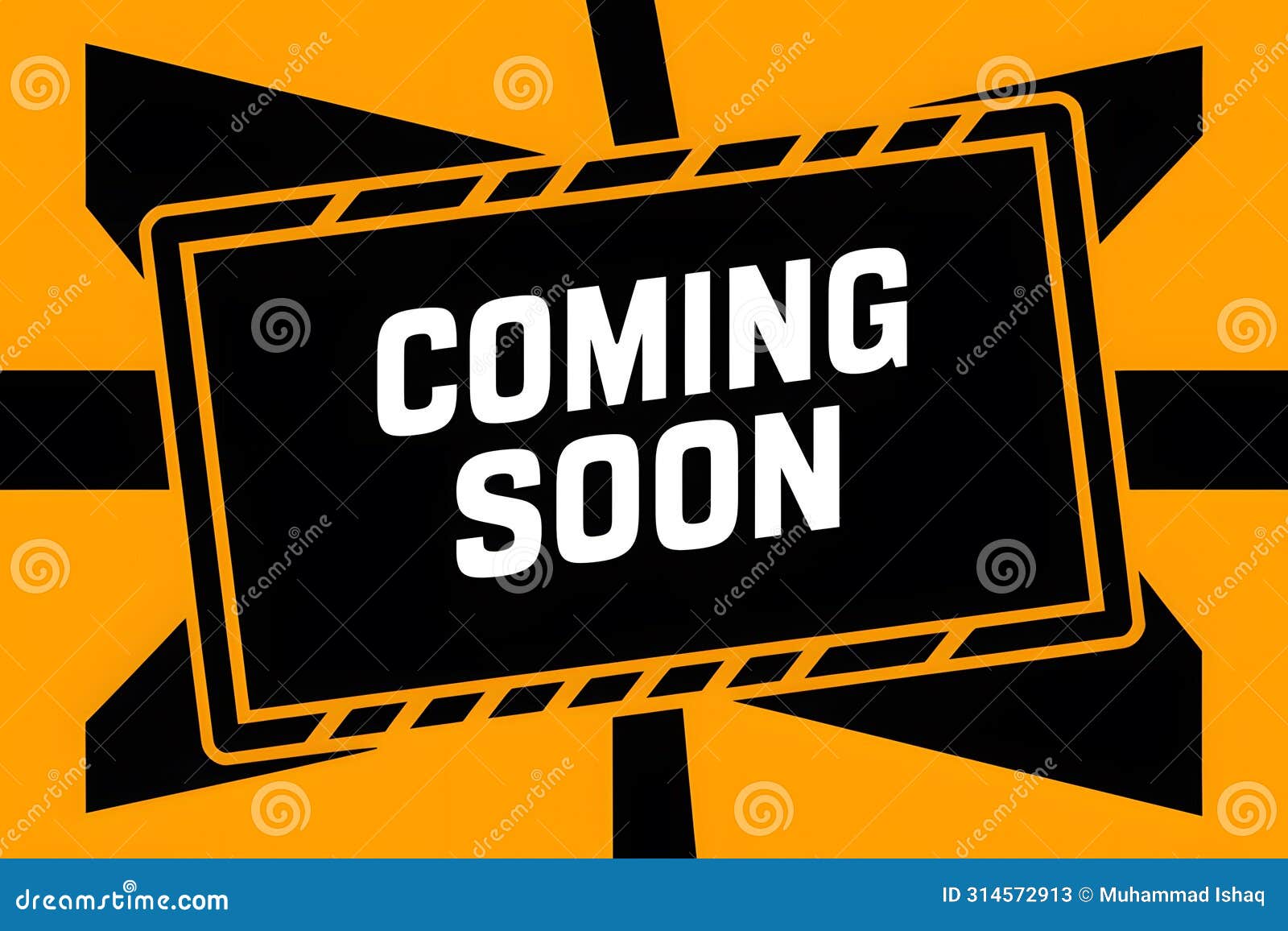 Dynamic Vector Background Design Signaling Coming Soon Under ...