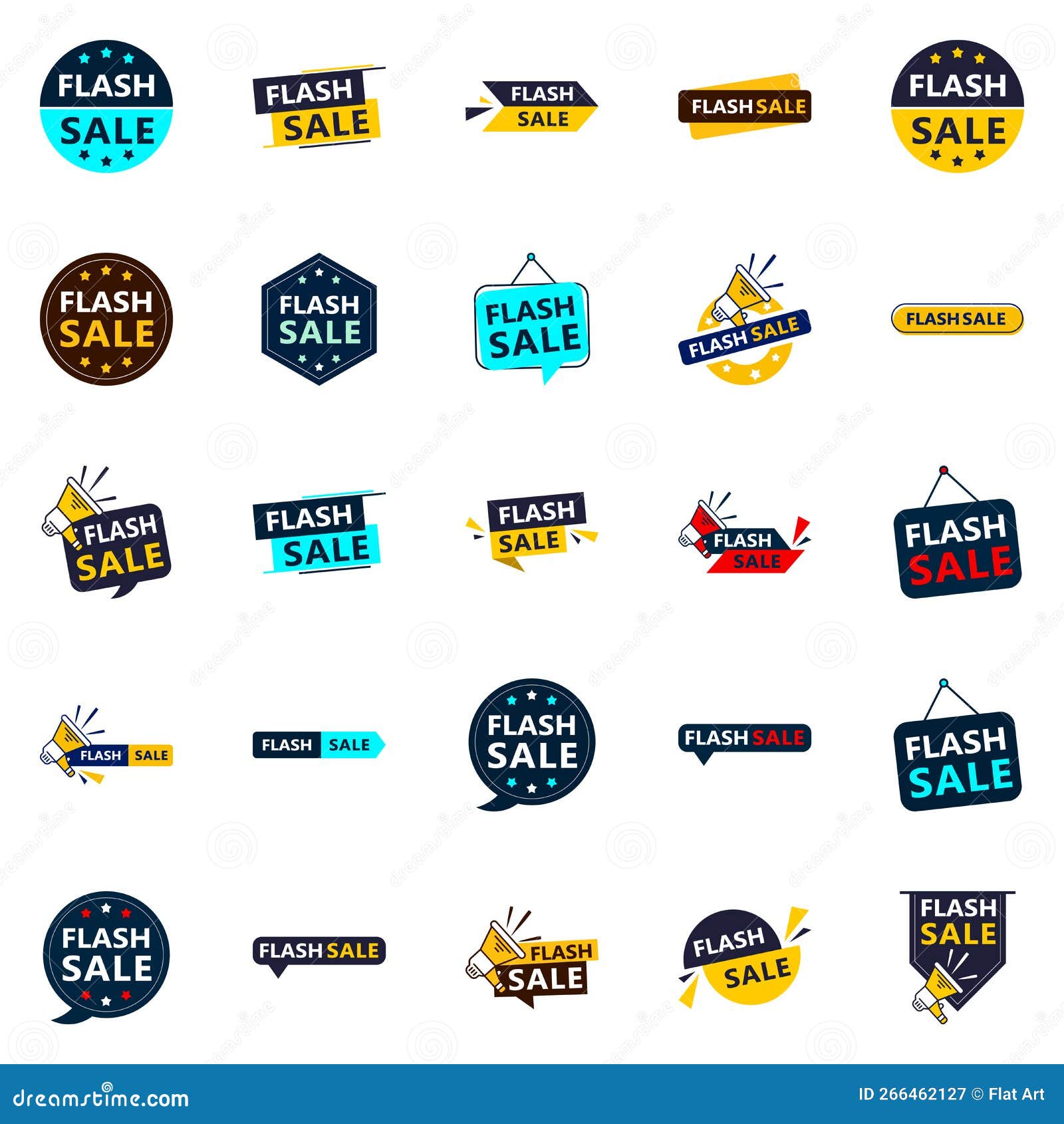25 Dynamic Vector Designs in the Flash Sale Pack Perfect for Product ...