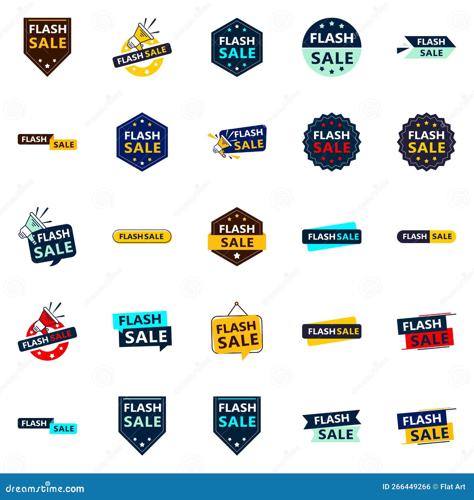 25 Dynamic Vector Designs in the Flash Sale Pack Perfect for Promotions ...