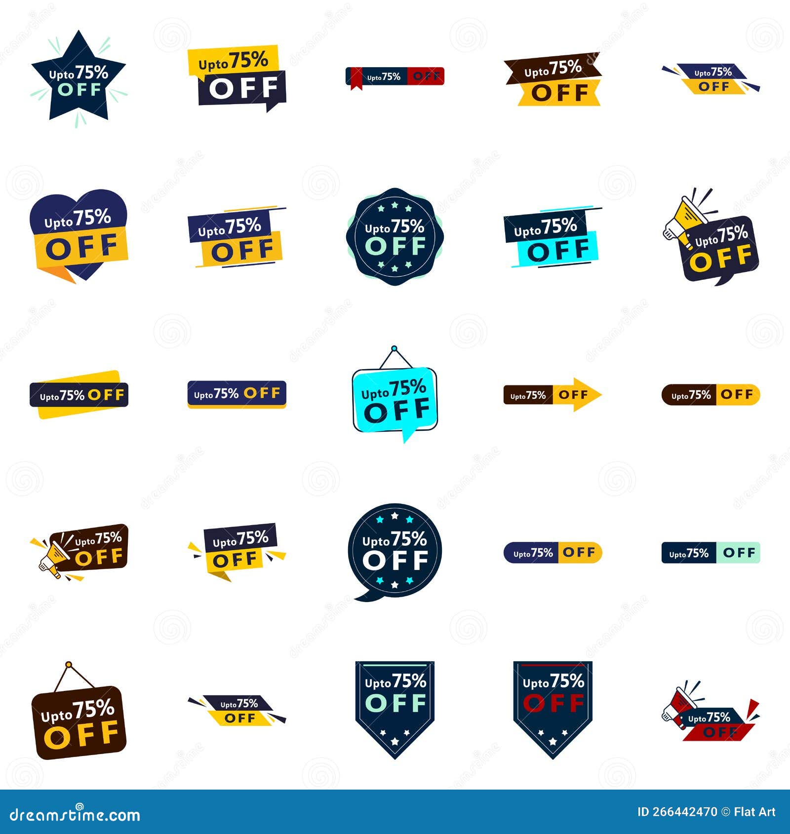 25 Dynamic Vector Designs in the Up To 70 Off Pack Perfect for Discount ...