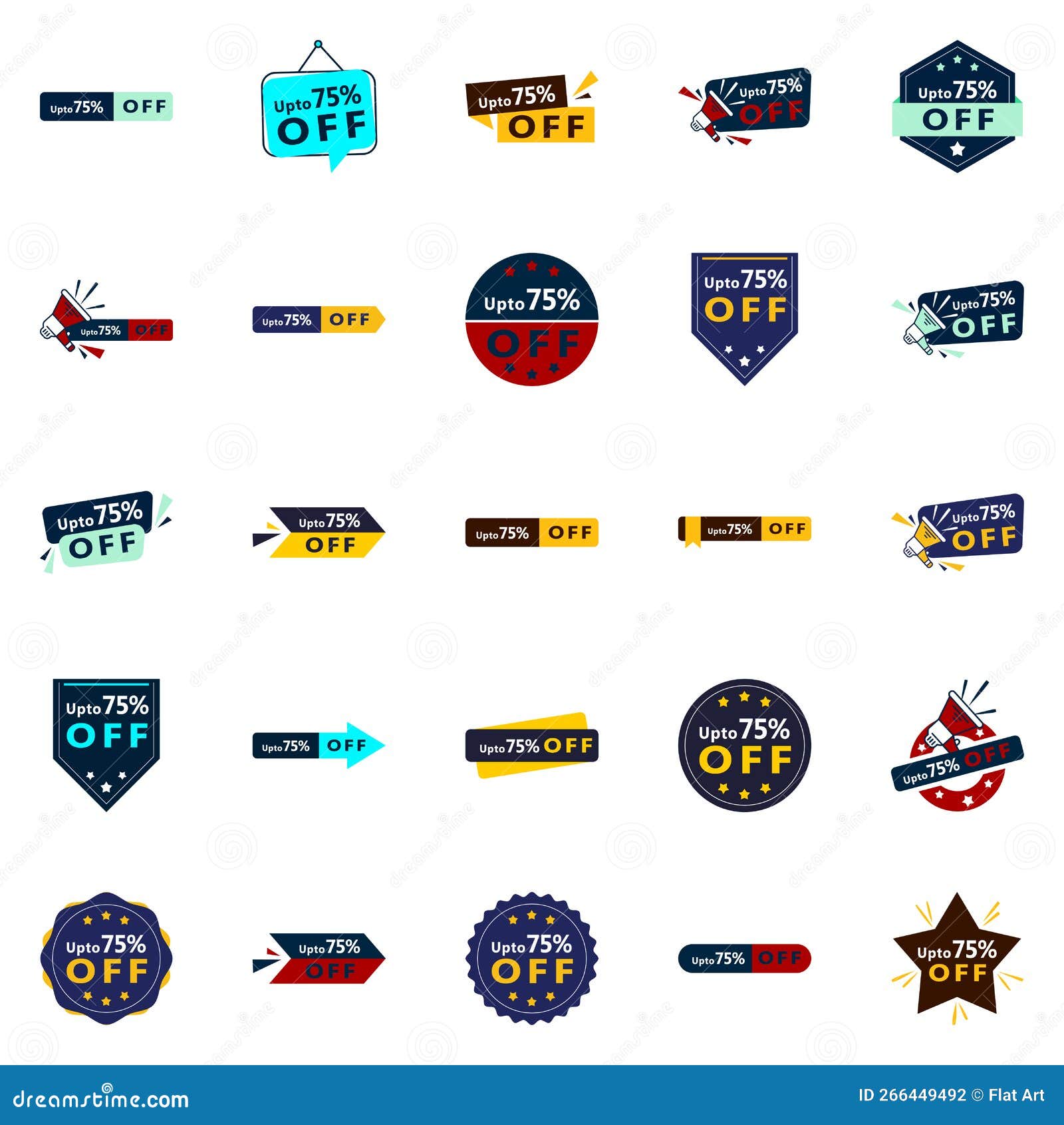 25 Dynamic Vector Designs in the Up To 70 Off Pack Perfect for Discount ...