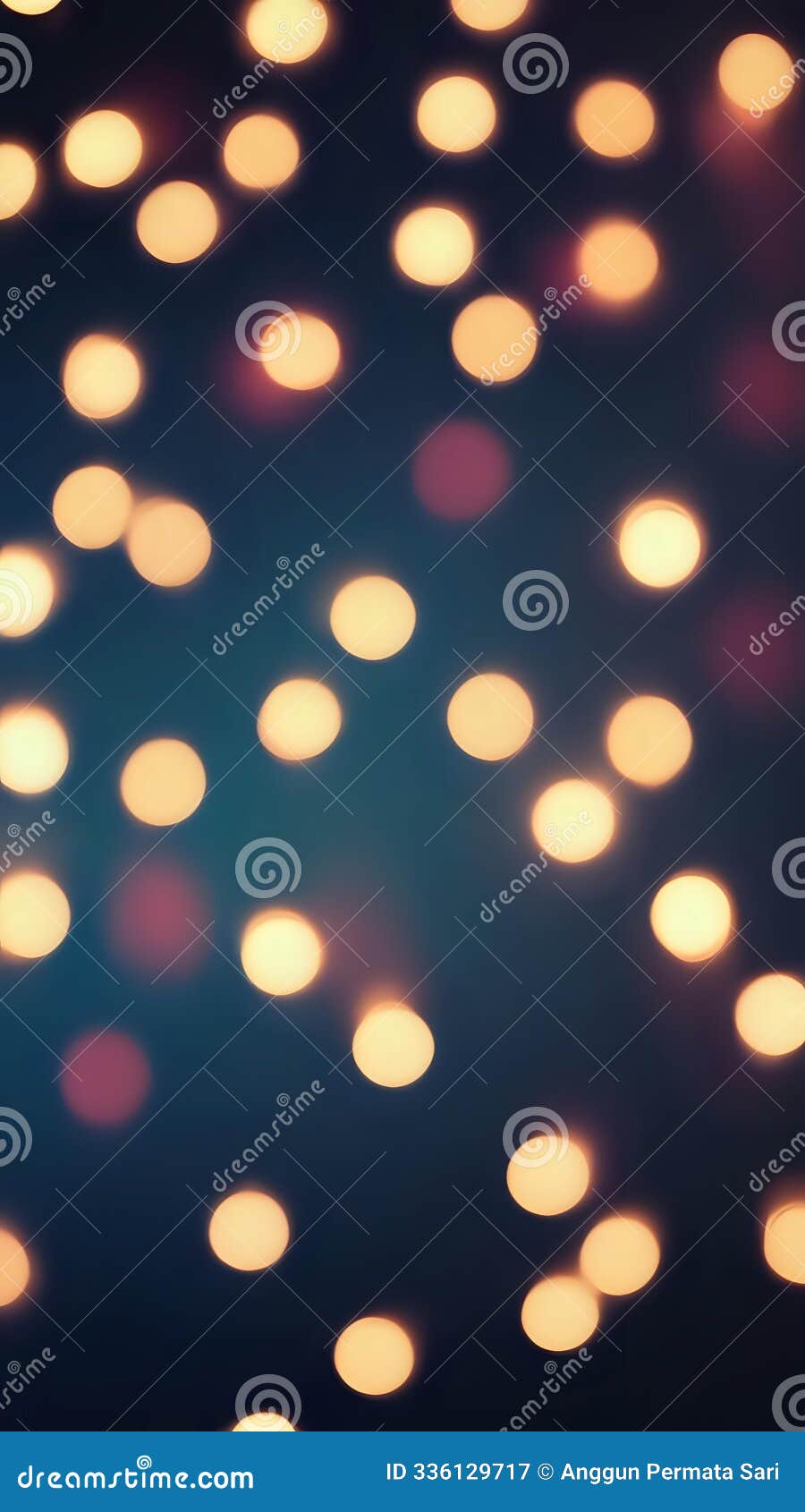 Dynamic Vibrant Background with Softly Glowing Blurred Twinkling Lights ...