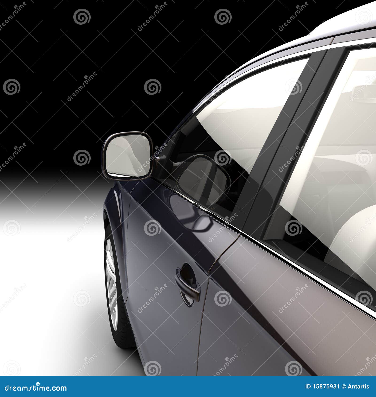 Dynamic View of the Modern Car from Stock Illustration - Illustration ...