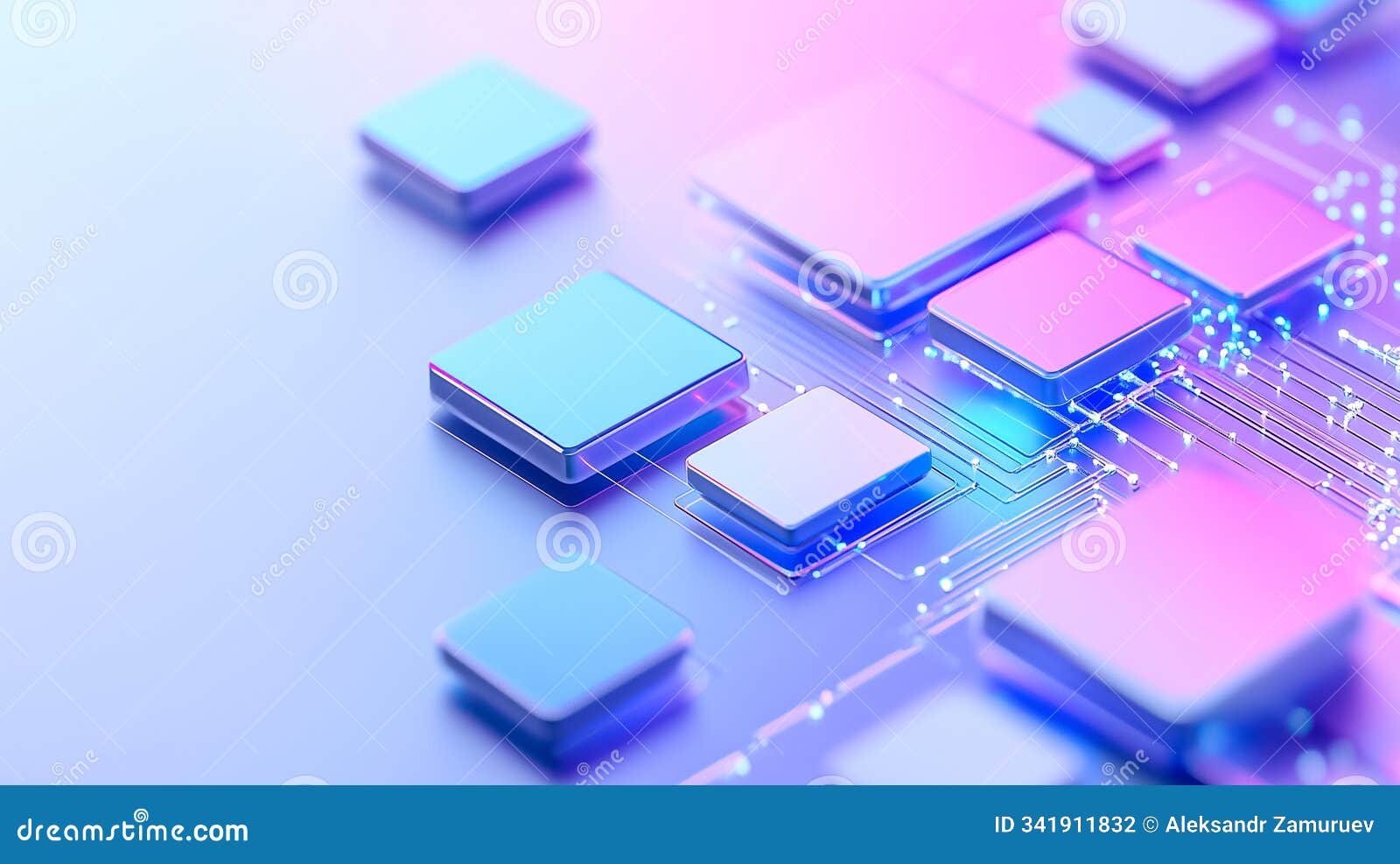 Dynamic Visual of Digital Devices Exchanging Data, Showcasing Vibrant ...