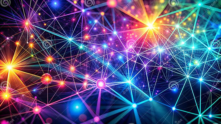 A Dynamic Visual Representation of Interconnected Digital Networks AI ...