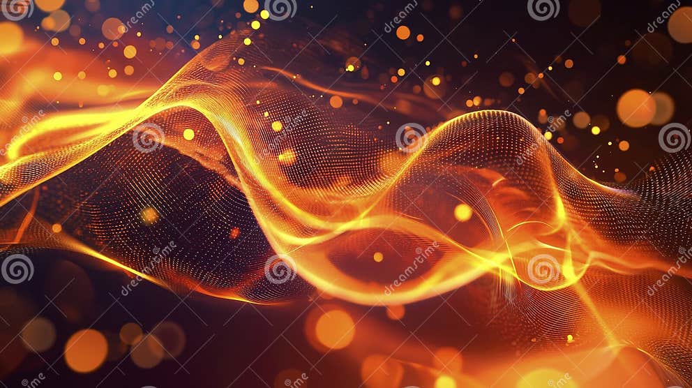 Dynamic Visualization of Audio Pitch Waves Abstract Realm Digital Art ...