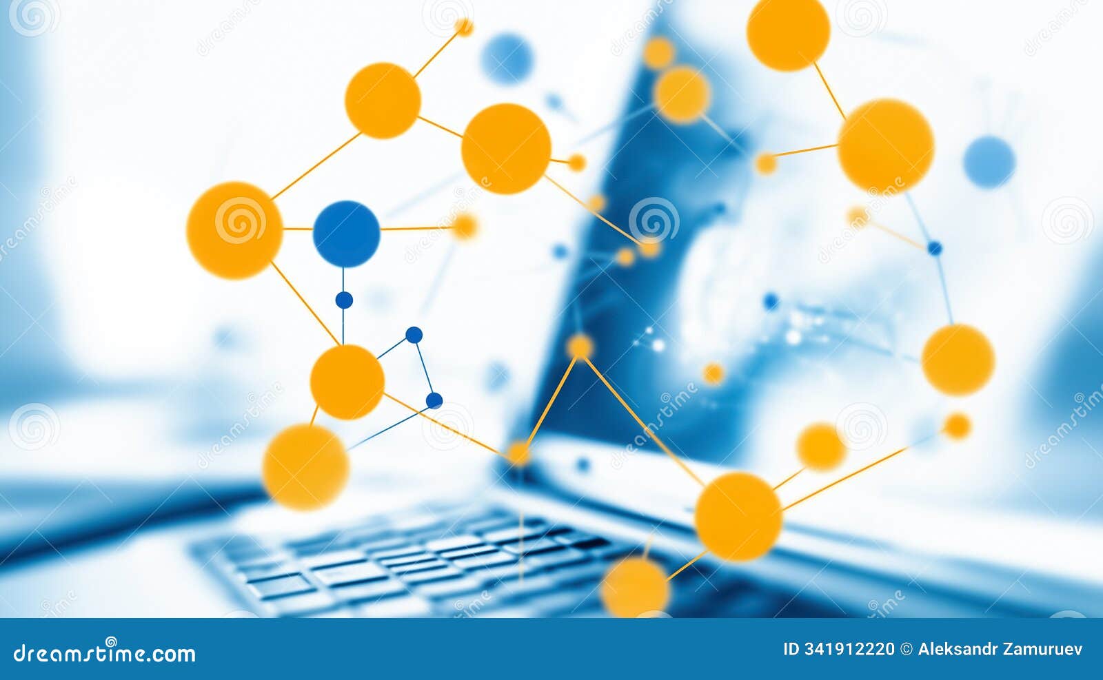 Dynamic Visualization Depicting the Exchange of Data among ...