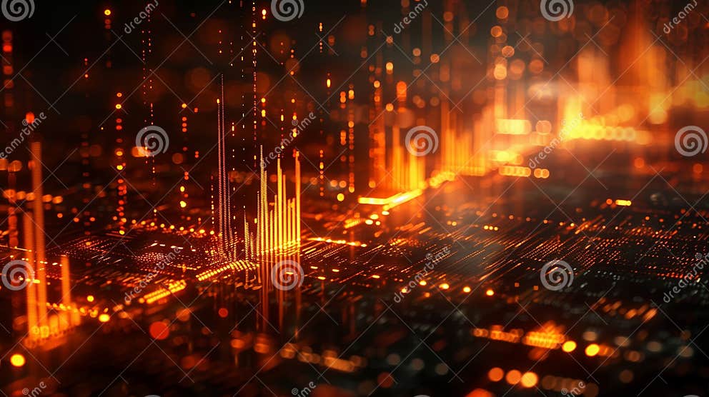Dynamic Visualization of Digital Data Flowing through a Vibrant Network ...