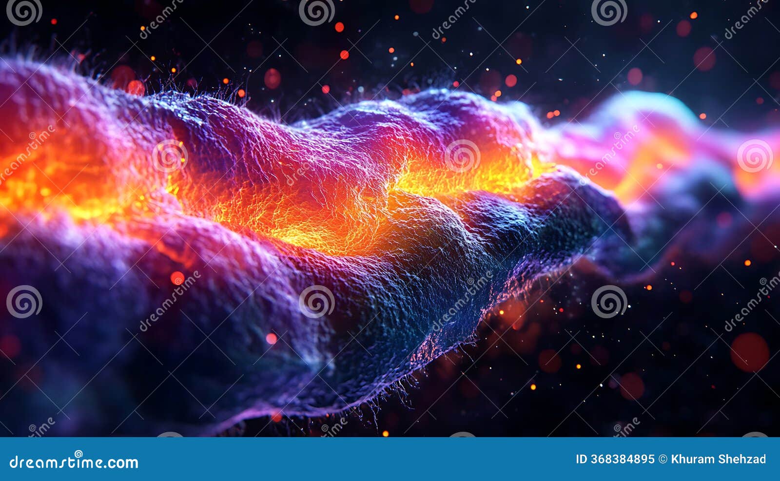 Dopamine Release An Illustration Of A Neuron Firing Showing ...
