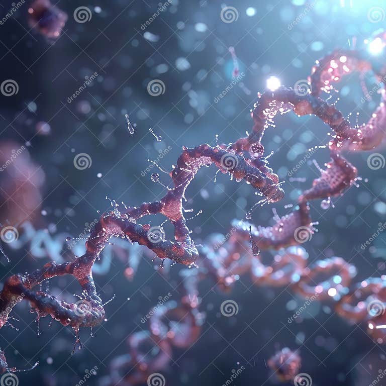 A Dynamic Visualization of Genetic Engineering Showing the Insertion of ...