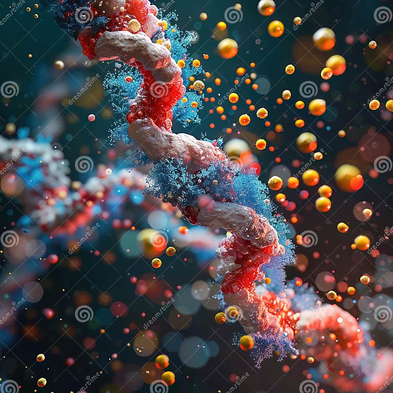 A Dynamic Visualization of Genetic Engineering Showing the Insertion of ...