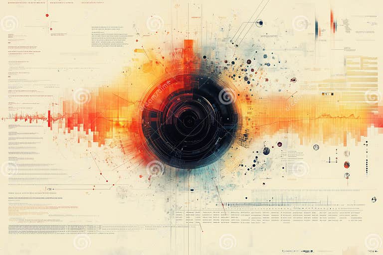 A Dynamic Visualization of Sound Waves and Data Frequencies Created for ...