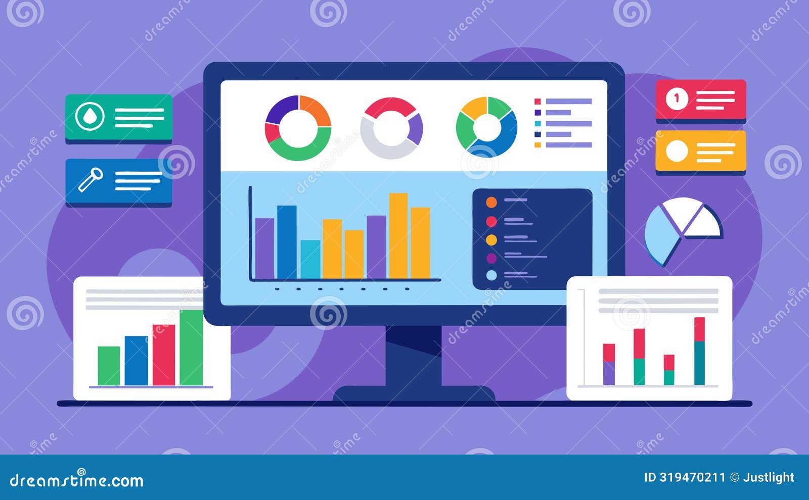 The Dynamic Visuals of the Dashboard are Constantly Updated Providing ...