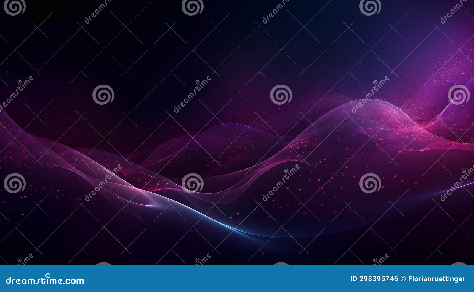 Dynamic Wallpaper of Soft Waves in Dark Purple Colors. Elegant ...