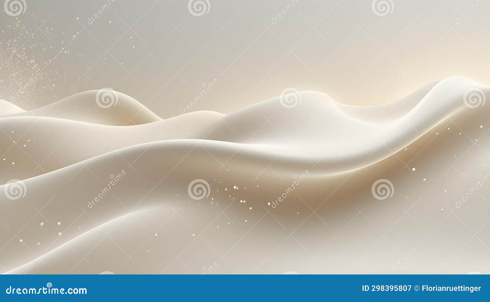 Dynamic Wallpaper of Soft Waves in Ivory Colors. Elegant Presentation ...