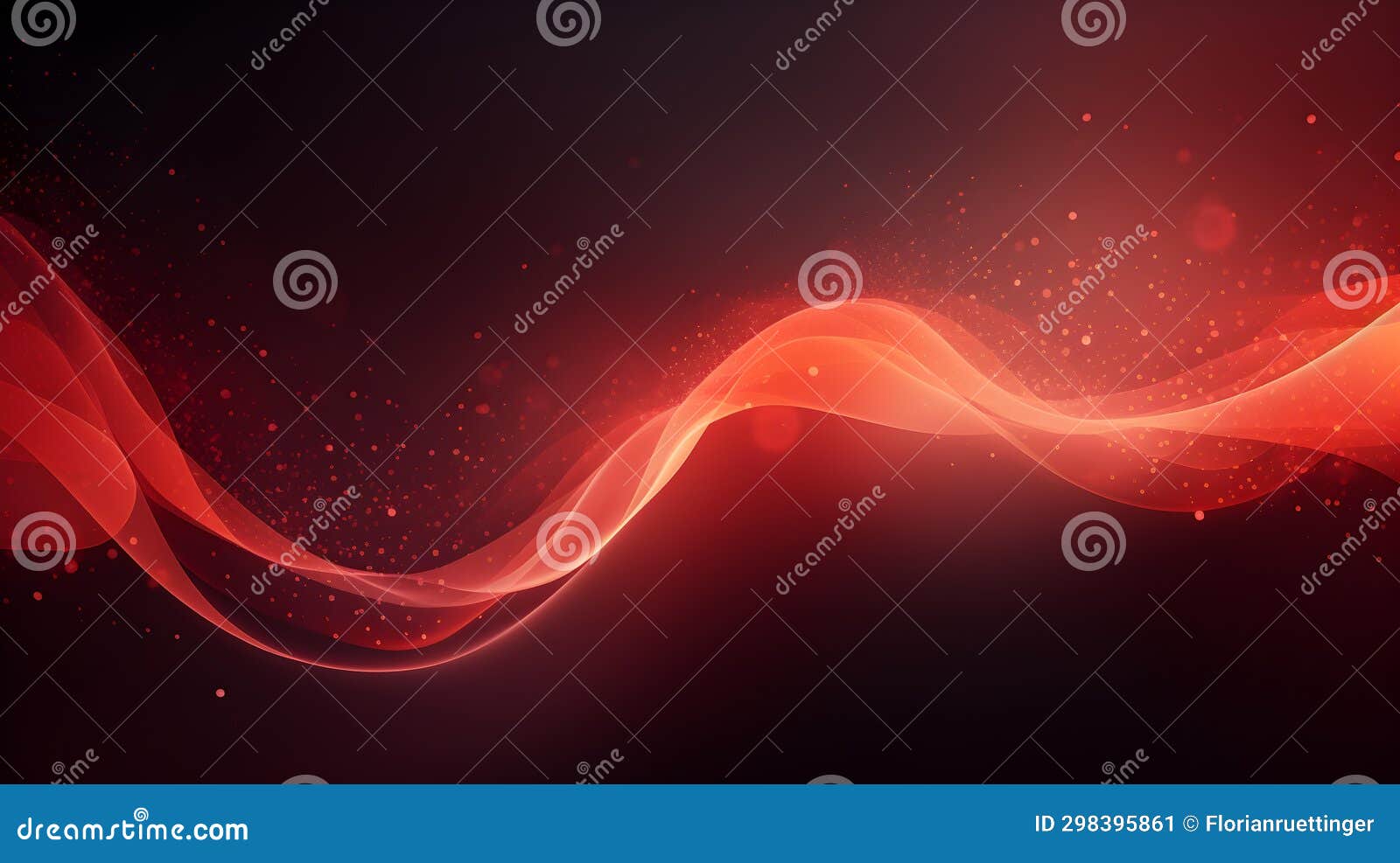 Dynamic Wallpaper of Soft Waves in Light Red Colors. Elegant ...