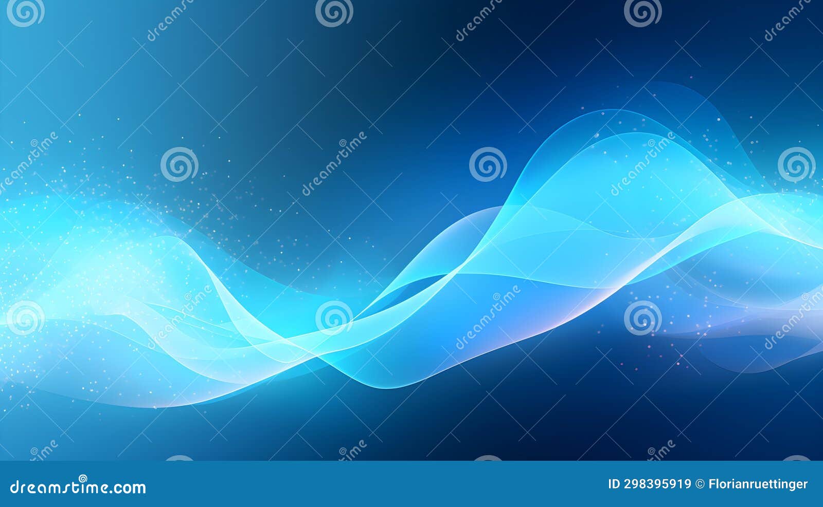 Dynamic Wallpaper of Soft Waves in Sky Blue Colors. Elegant ...