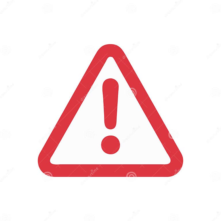 Dynamic Warning Icon for Precautions Stock Illustration - Illustration ...