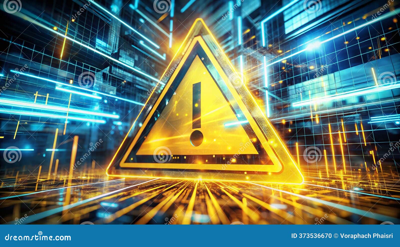 Captivating 3D Warning Sign With Bold Exclamation Mark: Perfect For ...