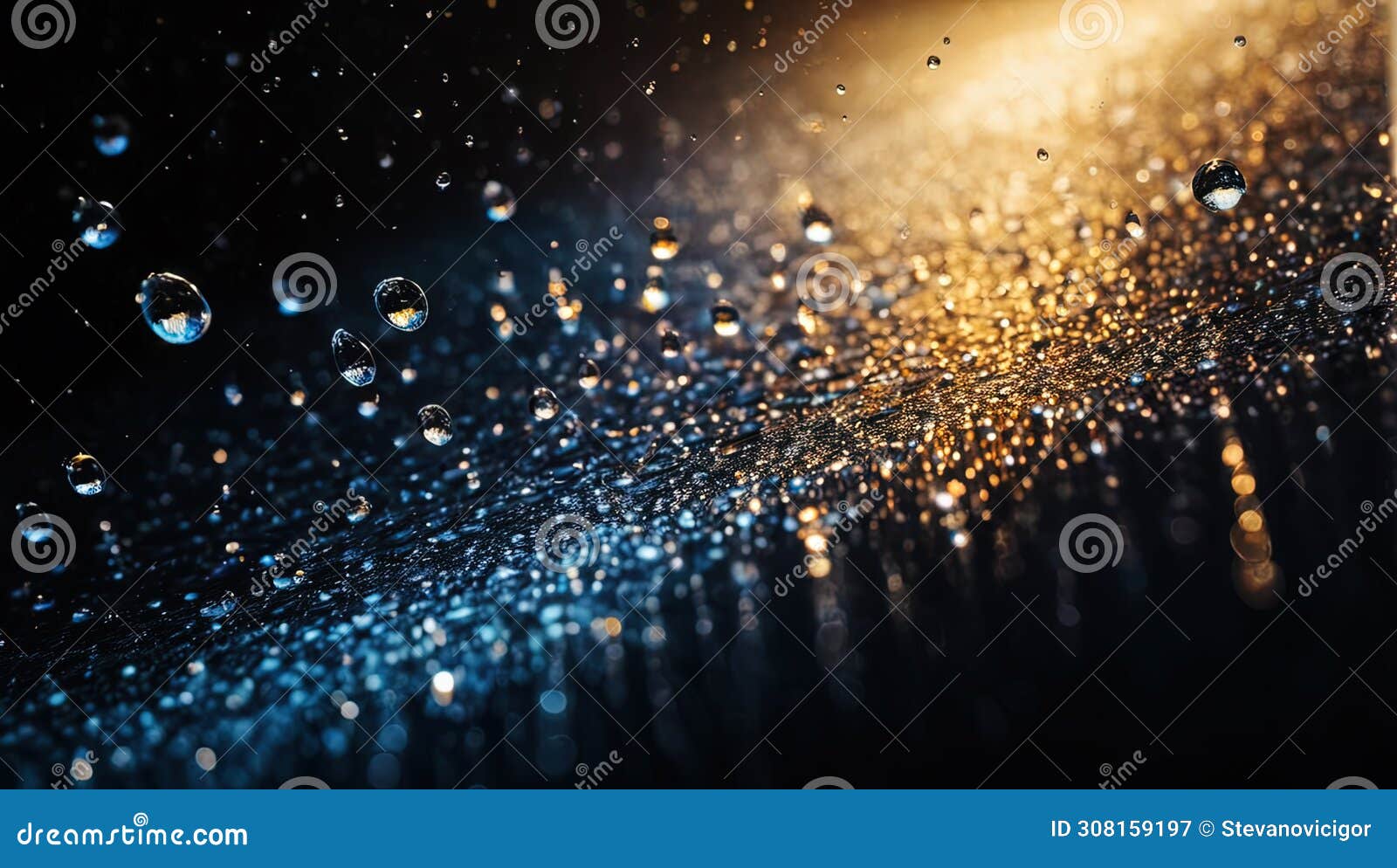 Dynamic Water Drop Splash Effect Stock Illustration - Illustration of ...