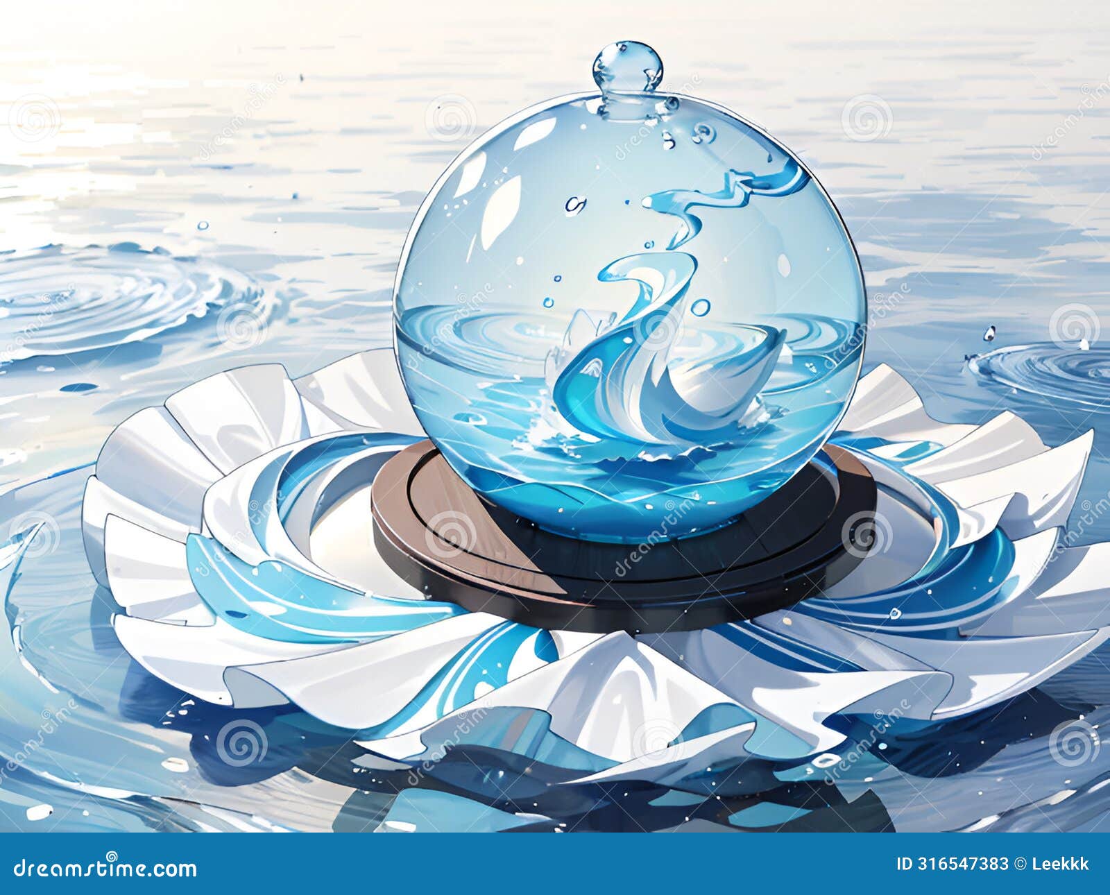 Dynamic Water Droplet Background Water Element Material Water Surface ...