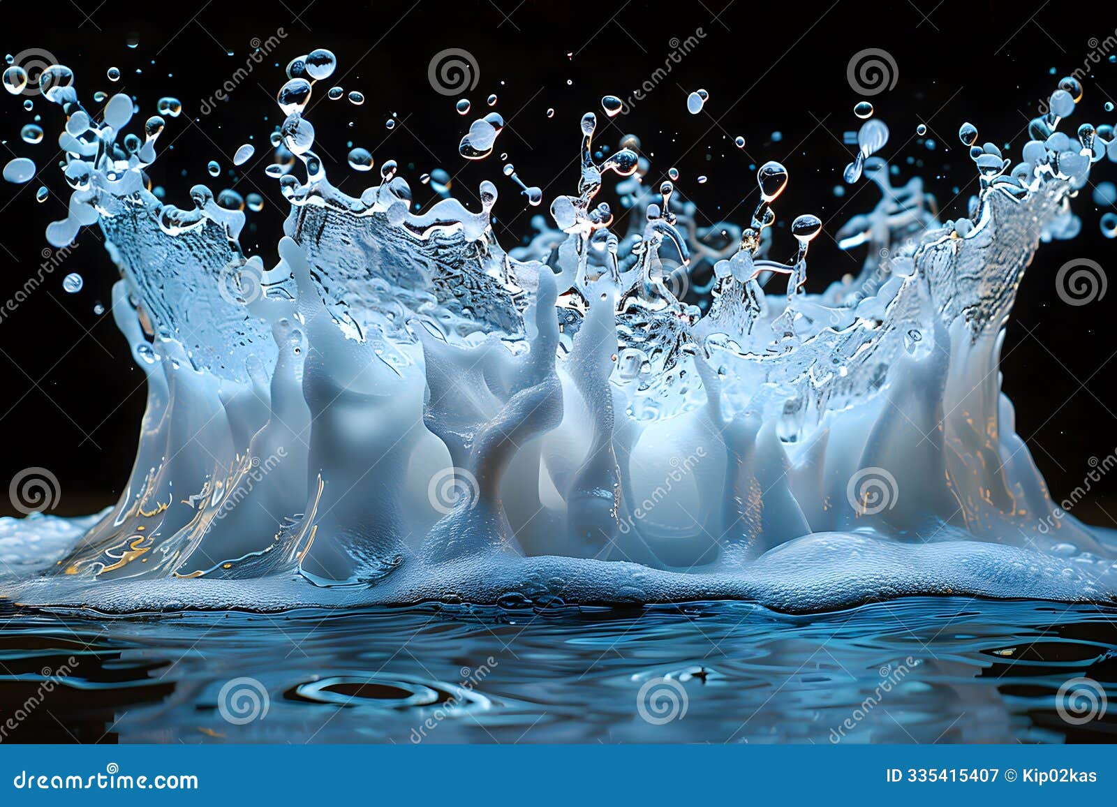 Dynamic Water Splash in High Resolution for Design and Creative ...