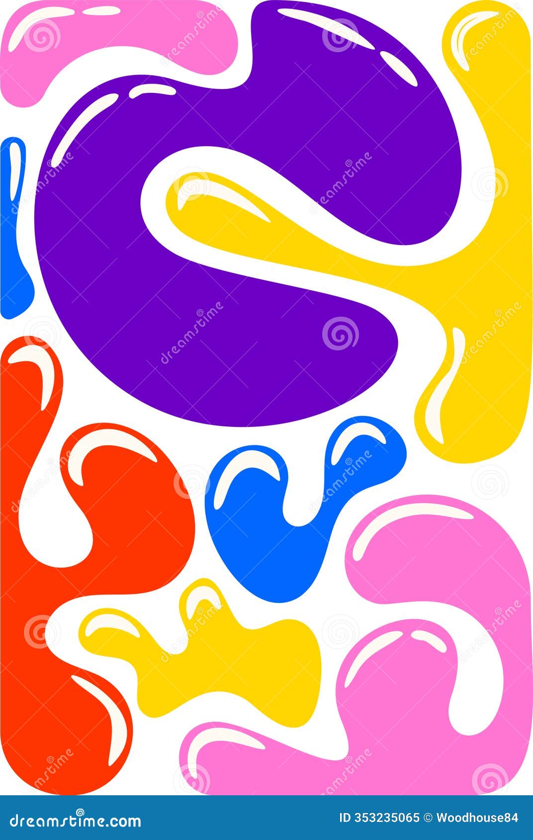 Dynamic Wave Connecting Points With Advanced Tech Visualization Stock ...