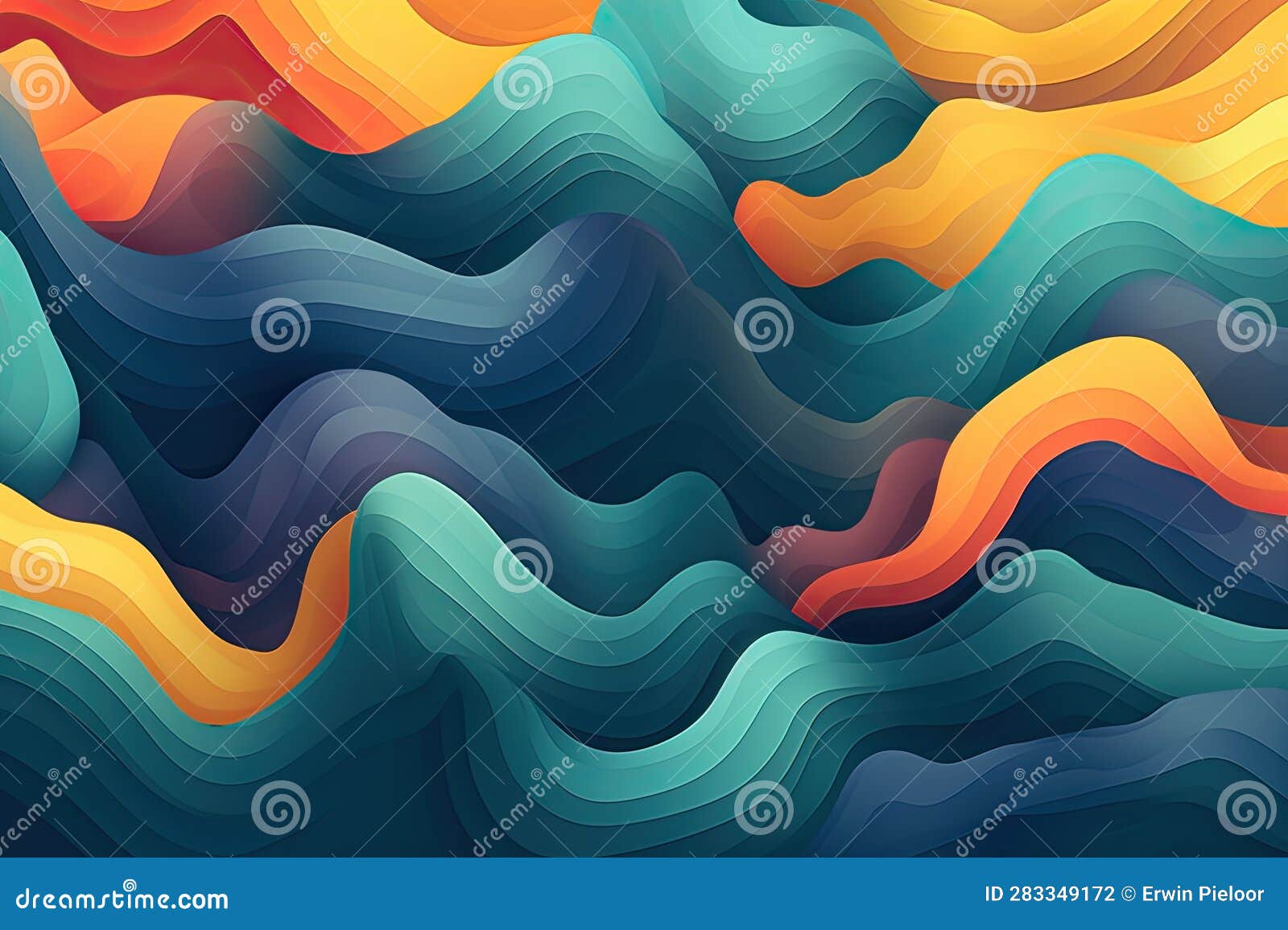 Dynamic Wave Inspired Background Design for Your Creative Project Stock ...