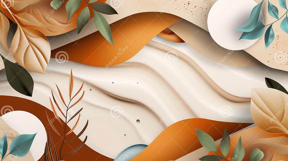 Dynamic Wave Like Collage Template Flowing Pattern of Photo Frames, Ai ...