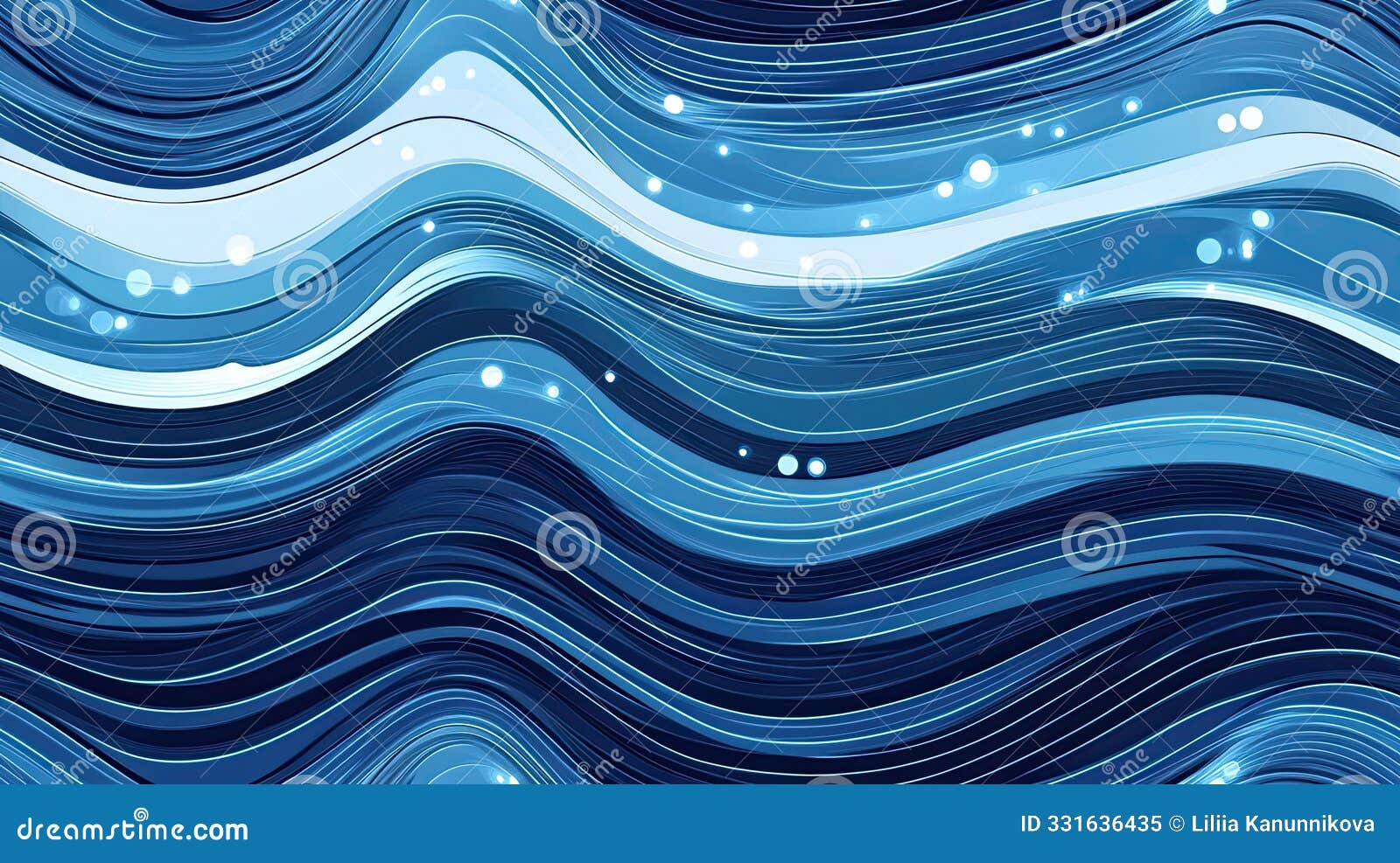 A Dynamic Wave Pattern Showcases White Glowing Lines Against a Light ...