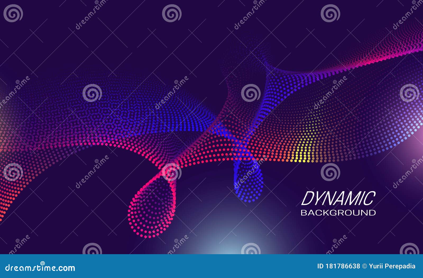Dynamic Waves Background Design. Poster Backdrop Template Stock Vector ...