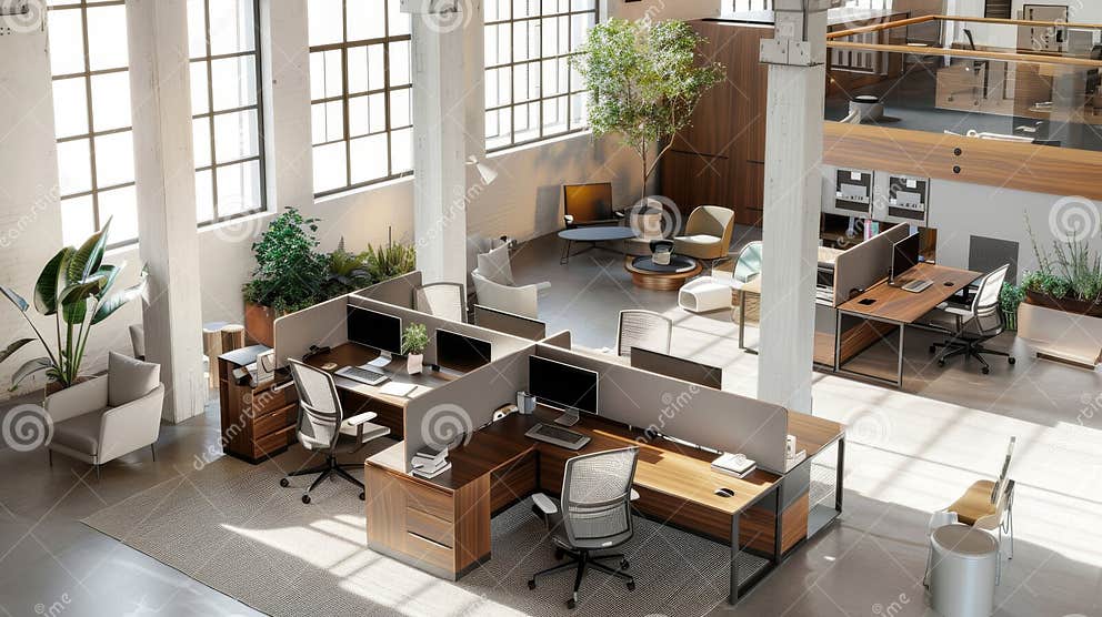 Dynamic Workspace with Designated Zones for Efficiency Stock ...